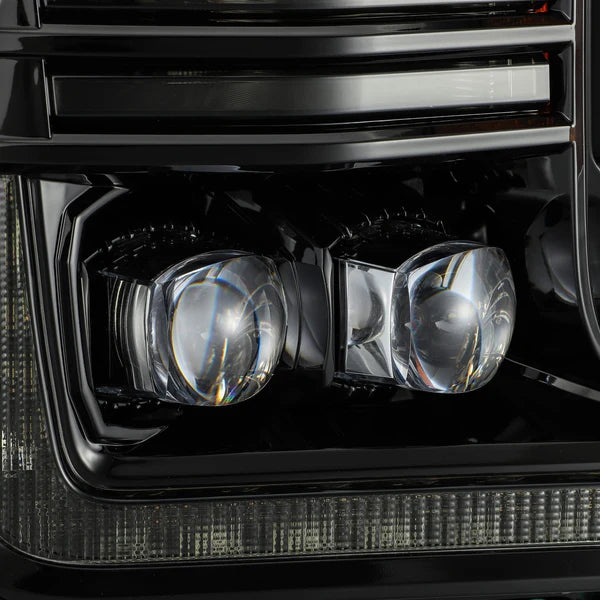 18-20 Ford F150 NOVA-Series LED Projector Headlights Black/ Alpha-Blac ...