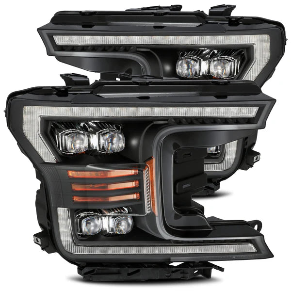 18-20 Ford F150 NOVA-Series LED Projector Headlights Black/ Alpha-Blac ...