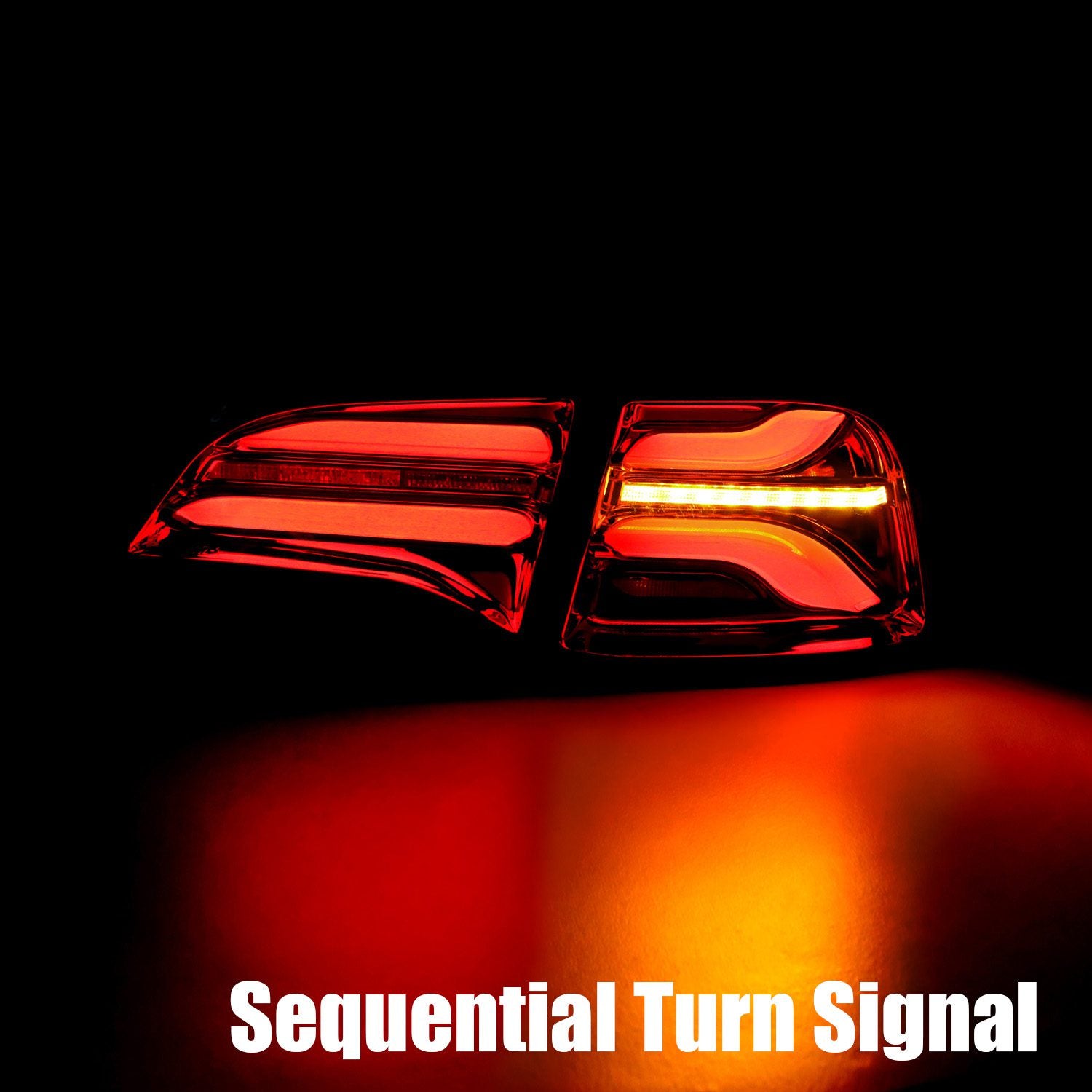 20-22 Tesla Model Y (With Stock Amber Turn Signal) PRO-Series LED Tail ...