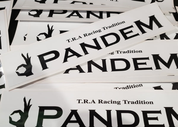 Pandem Stickers Black and White 2" x 9" – Pandem USA
